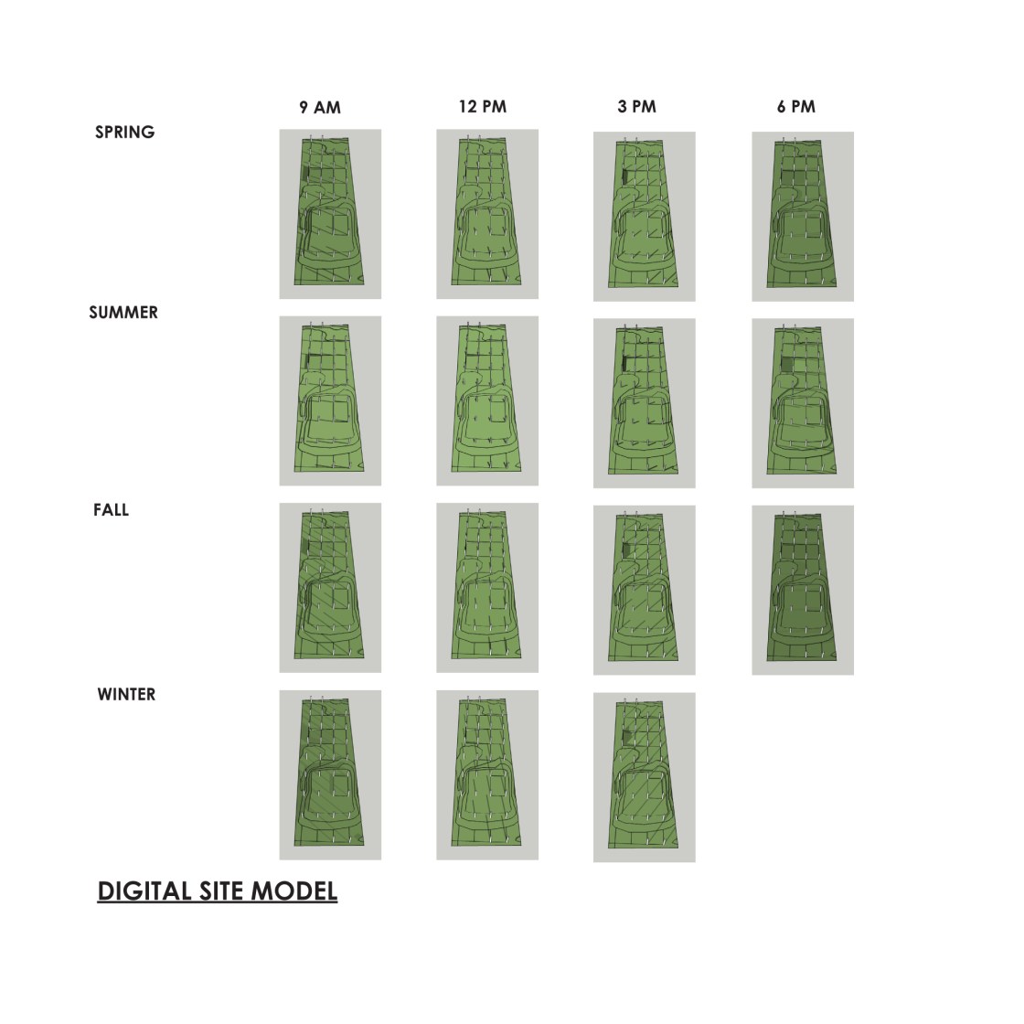 Structural Grid Study | Amanda Kight